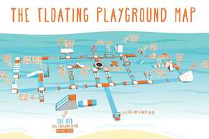 Massive Inflatable Water Parks : the inflatable island