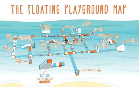 Massive Inflatable Water Parks : the inflatable island