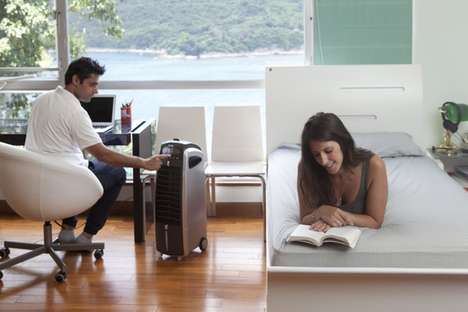 Low-Power Air Conditioners : compact fan