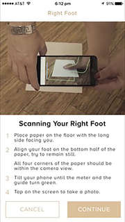Foot-Scanning Apps : True Gault