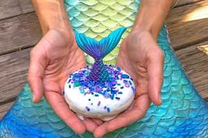Mythical Mermaid Donuts : mermaid donut