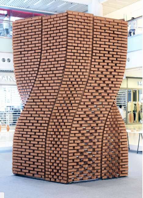 Printed Brick Pavilions : Brick Pavilions