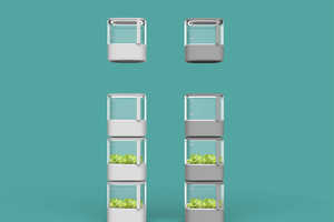 Stackable Indoor Gardens : urban planting