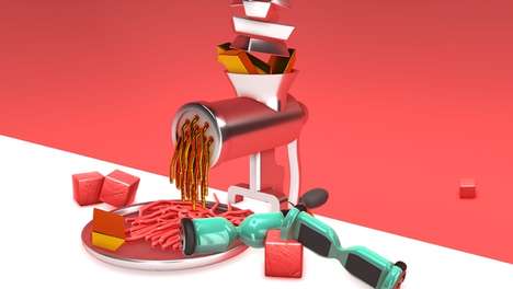 Digital Food Display Games : nour