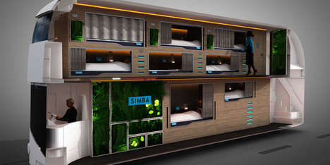 Luxurious Night Buses : bus beds