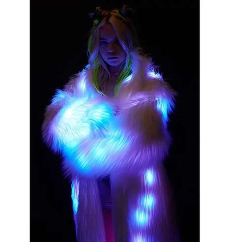 Illuminated Club Kid Outerwear : Light Up Coat