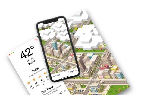 Cute Animated Weather Apps : tinyclouds