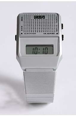 Metallic Talking Timepieces: Cheapo Wristwatches Wake You Up With a ...