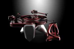 Chic Sci-Fi Record Players : Phonographic Preambulator Turntable