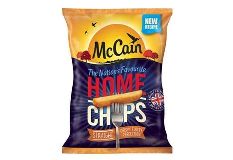 Rustic Frozen Chip Snacks : McCain Home Chips