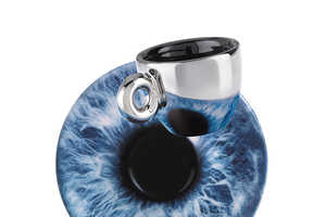 Iris-Inspired Coffee Sets : Kaleidoscopic Effect
