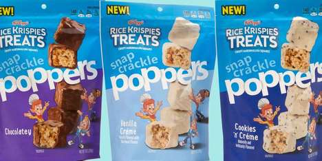 Bite-Sized Cereal Squares : Snap, Crackle, Poppers