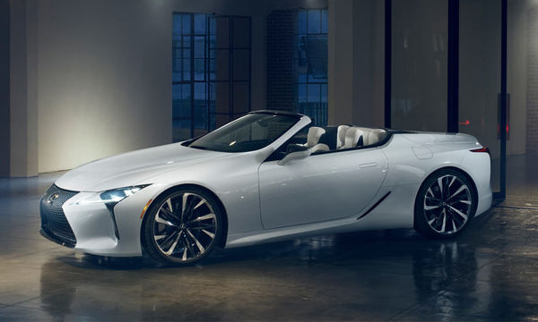 Elegantly Elongated Convertibles : Lexus LC Convertible Concept