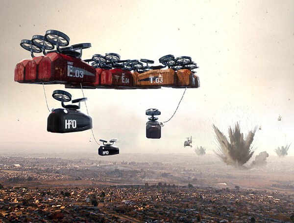 Flying Hospital Pods : Mobile Acute Services Hospital