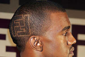 Kanye West Sells His Head For Ad Space: