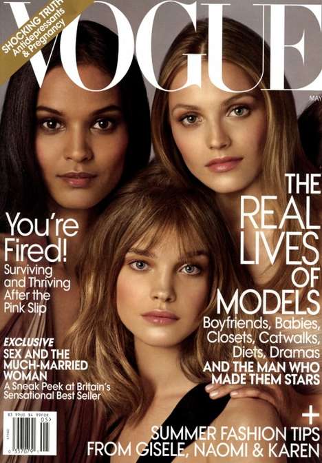 9-Model Magazine Covers: Vogue Showcases the Faces of the Moment