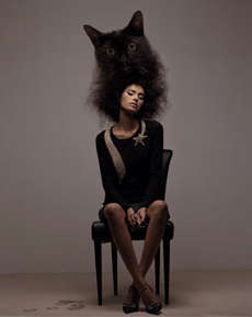 Human Cat Hair: Surreal Photography By Cleo Sullivan Captivates With ...