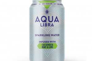 Health-Focused Sparkling Waters : Aqua Libra Cucumber, Mint & Lime