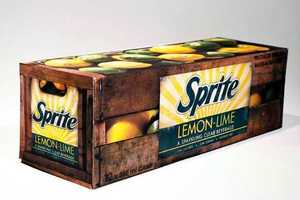 Nostalgic Soda Packaging: Jordan Puopolo's Vintage-Inspired Sprite Redesign