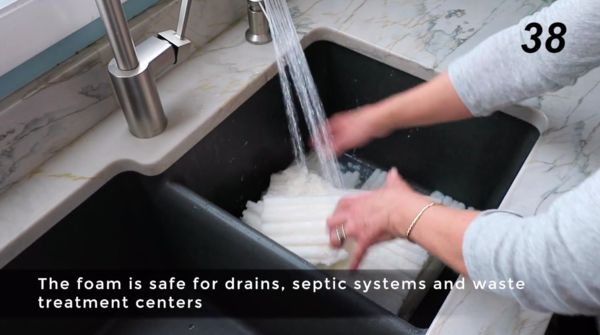 Dissolving Foam Packaging : foam packaging