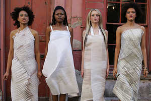 Faux Orgami Fashion: Deepa Panchamia Creates Intricate Folded Fabrics