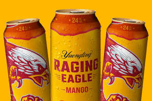 Mango-Forward Lagers : Raging Eagle Mango Beer