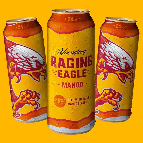 Mango-Forward Lagers : Raging Eagle Mango Beer