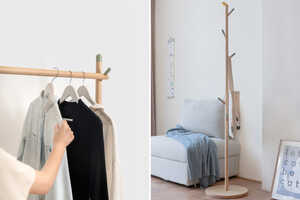 Playful Interchangeable Clothing Racks : Tree Clothes Rack Series