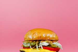 Office-Themed Burger Menus : Good Fortune Burger