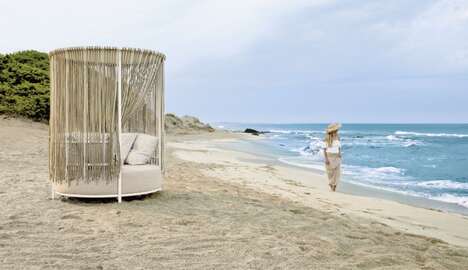 Rope-Accented Outdoor Daybeds : OASI daybed