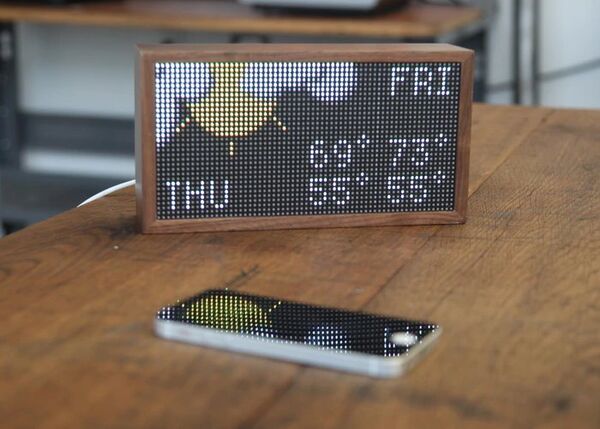 Retro LED Matrix Displays : lo-fi smart display
