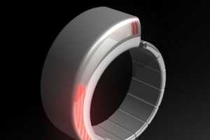 Futuristic Space Watches: Fashionable Digitwatch Doubles as Men's Jewelry