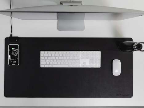 All-in-One Desktop Technology Mats : modular desk pad