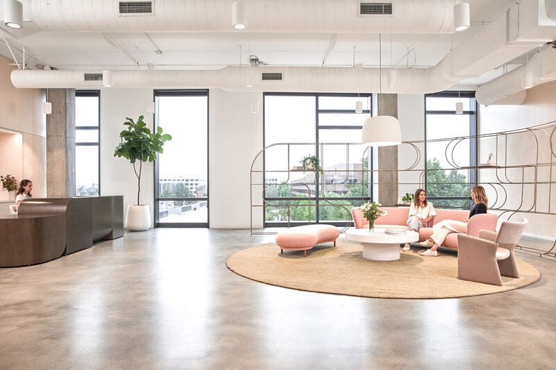 Soothing Office Interior Designs : Goop HQ
