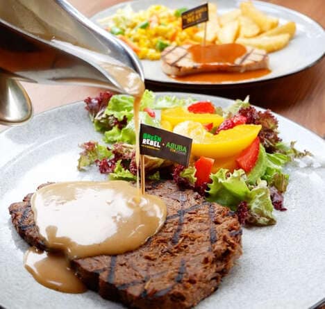 Marbled Vegan Ribeye Steaks : Misteak