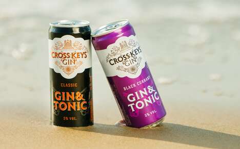 Mixology-Inspired Canned Gin Cocktails : Edinburgh Gin cocktails