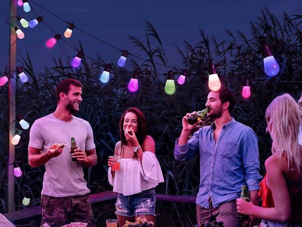 Customizable Illumination Party Lights : Bulb String Lights
