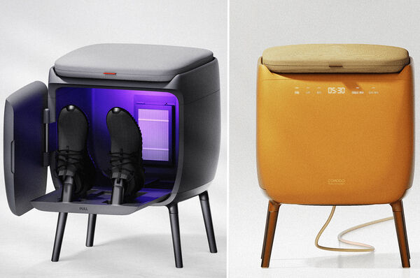 Smart Sanitizing Shoe Closets : smart shoe closet