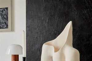 Sculpted Female-Form Lamps : womb lamp