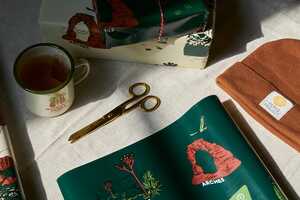 Parks-Themed Wrapping Paper : Parks Project wrapping paper