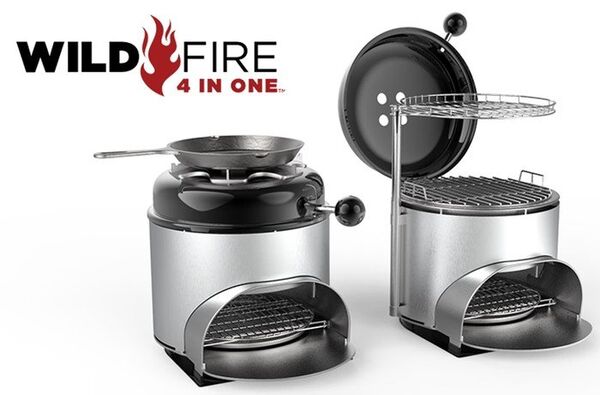 Four-in-One Outdoor Cooking Systems : Wild Fire cooking platform