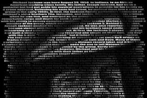 Text Tributes: Artist Memorializes Michael Jackson Through Wordy Art