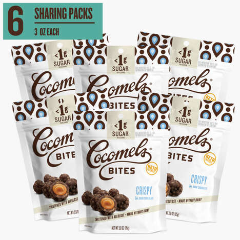 Crispy Chocolate Popcorn Snacks : Poppets Choc Toffee Popcorn