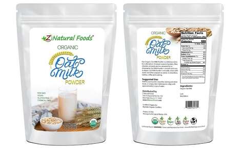 Nutritious Powdered Oat Milks : Organic Oat Milk Powder