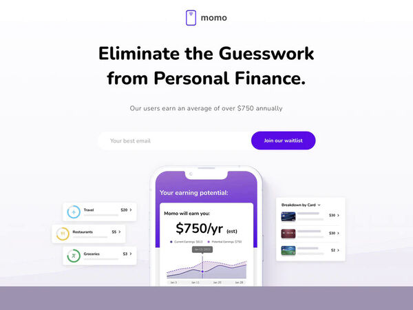 Personalized Finance Suggestion Apps : momo.credit