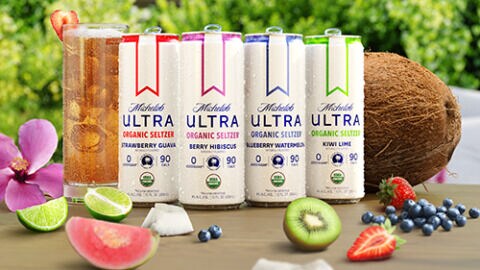 Coconut Water-Infused Seltzers : Michelob ULTRA Organic Seltzer ...