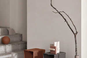 Collapsible Flatpack Side Tables : EDO side table