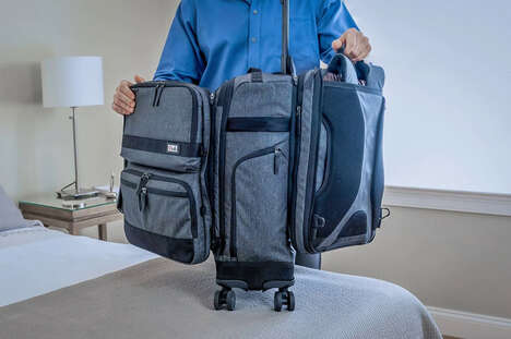 Three-in-One Travel Bag Systems : Onli Travel Revolution modular bag system