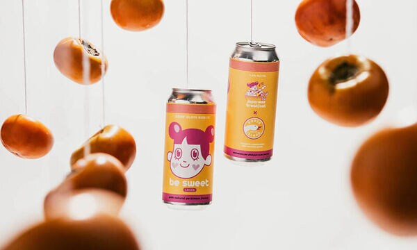 Persimmon-Brewed Collaboration Beers : Be Sweet Lager