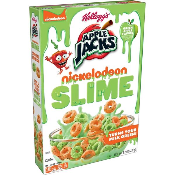 Toy-Inspired Green Cereals : Apple Jacks Slime